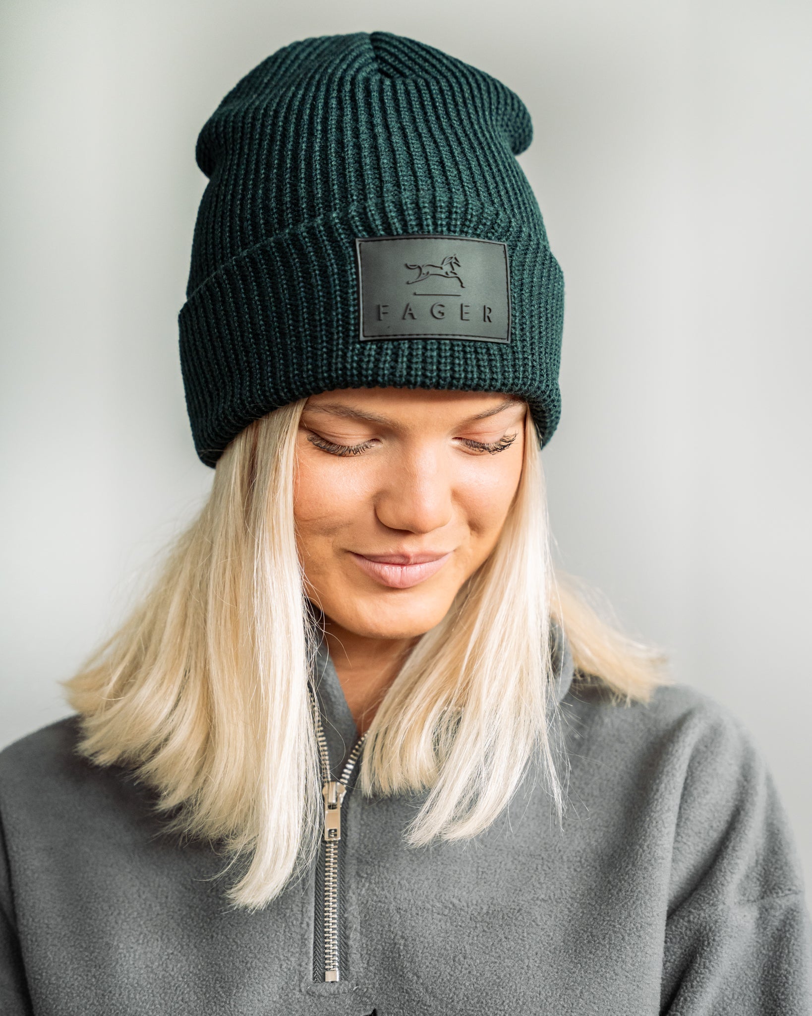 Fager Beanie Green - Horse Riding Clothing & Equestrian Apparel – Fager ...
