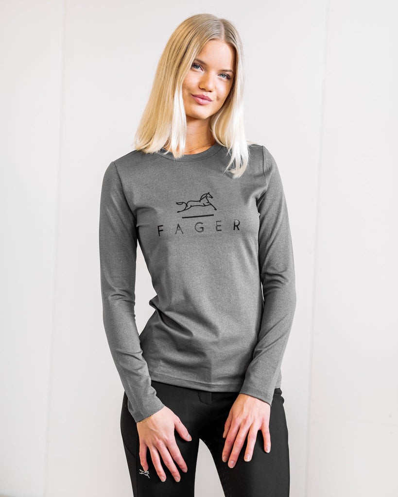 Fager Fia Long Sleeve Dark Grey – Fager Australia